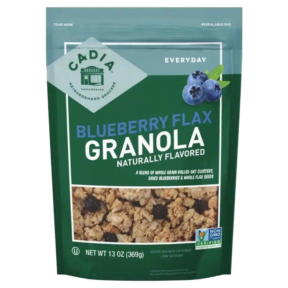 CADIA Blueberry Flax Granola - Artisan Snack Delight – The Epicurean Trader