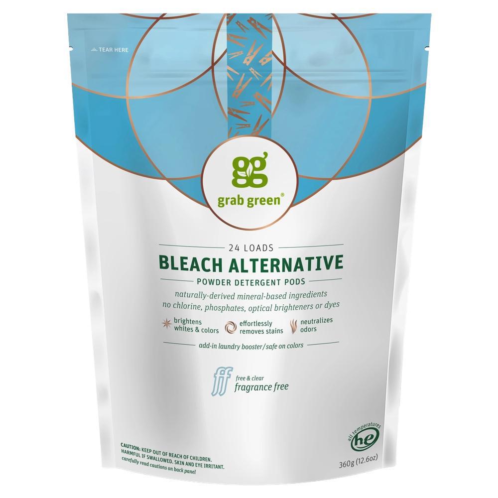 Grab Green Non-Toxic Bleach Alternative Pods - 24CT – The Epicurean Trader