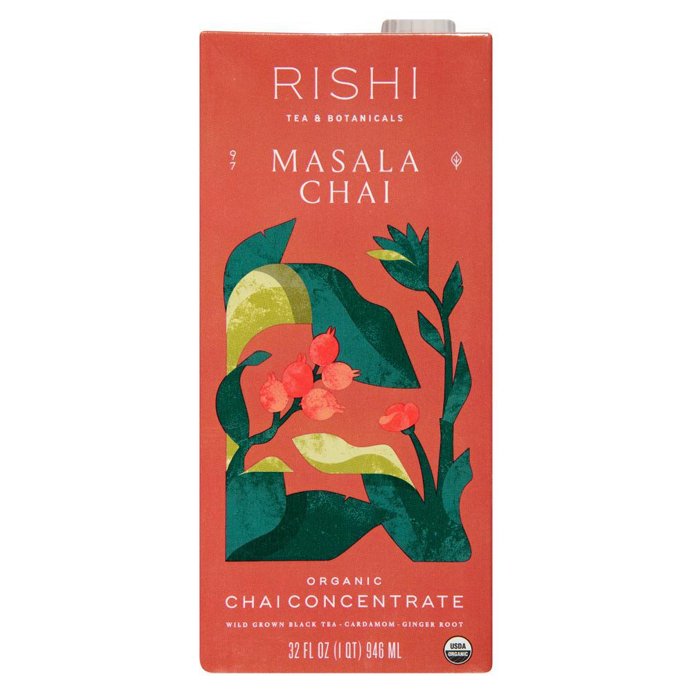 Rishi Tea - Organic Masala Chai Concentrate (32OZ) - The Epicurean Trader