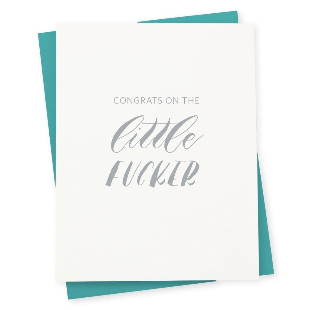 417 Press - 'Congrats On The Little Fucker' Card - The Epicurean Trader